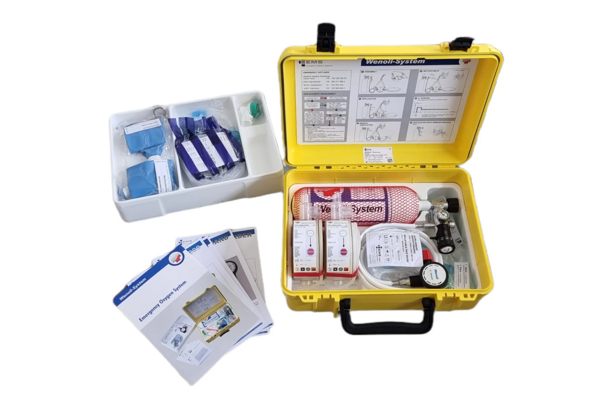 WS 200 Emergency Oxygen Case / Rebreather Unit – Equipment | MedAire ...