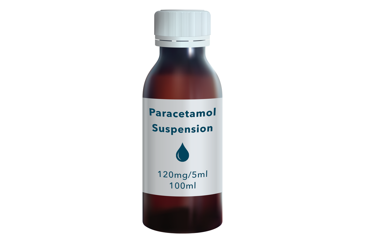 Paracetamol Suspension 120mg/5ml 100ml – Medicines | MedAire Shop – EU