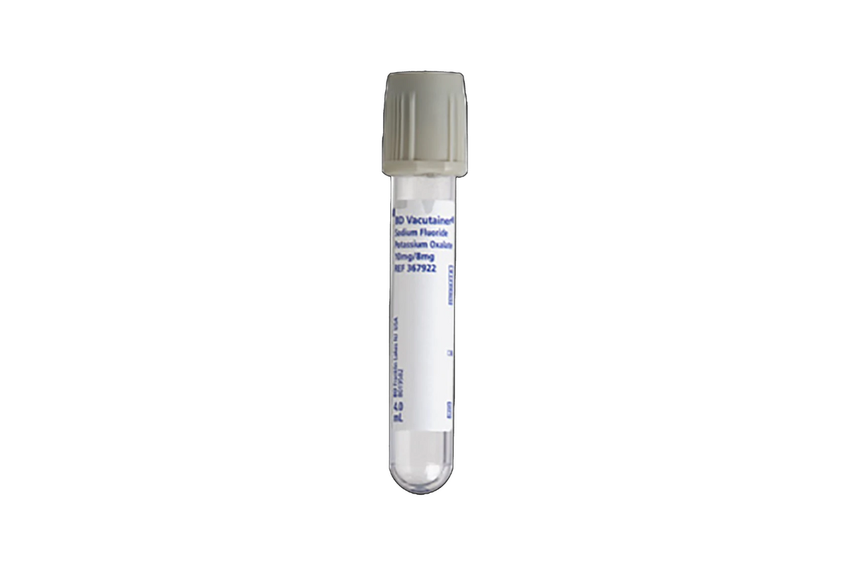 Vacutainer - Grey Top Sodium Fluoride 5ml x100 – Equipment | MedAire ...